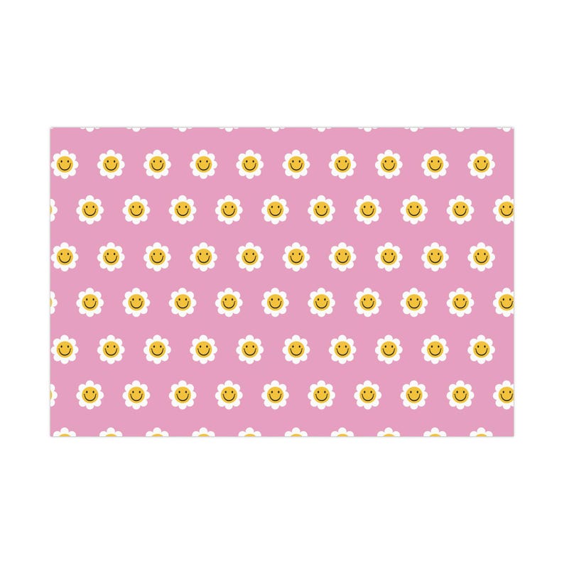 Smiley Face Retro Gift Wrap Papers 90s Style Wrapping Paper Retro ...