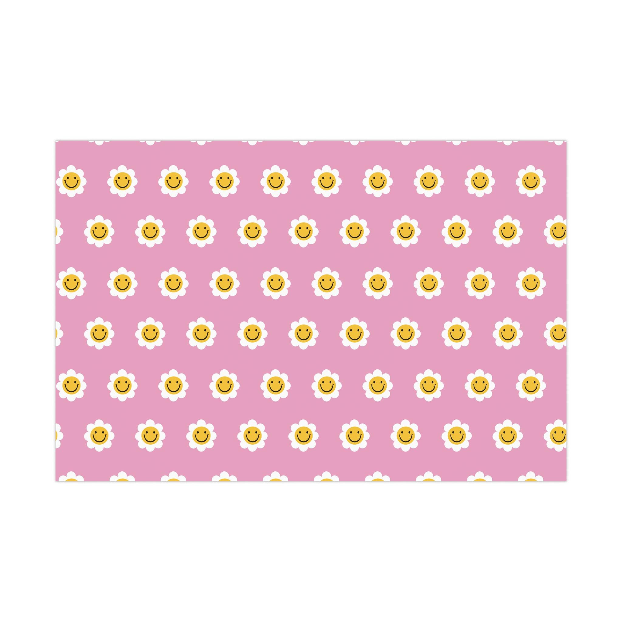 Smiley Face Retro Gift Wrap Papers 90s Style Wrapping Paper Retro ...