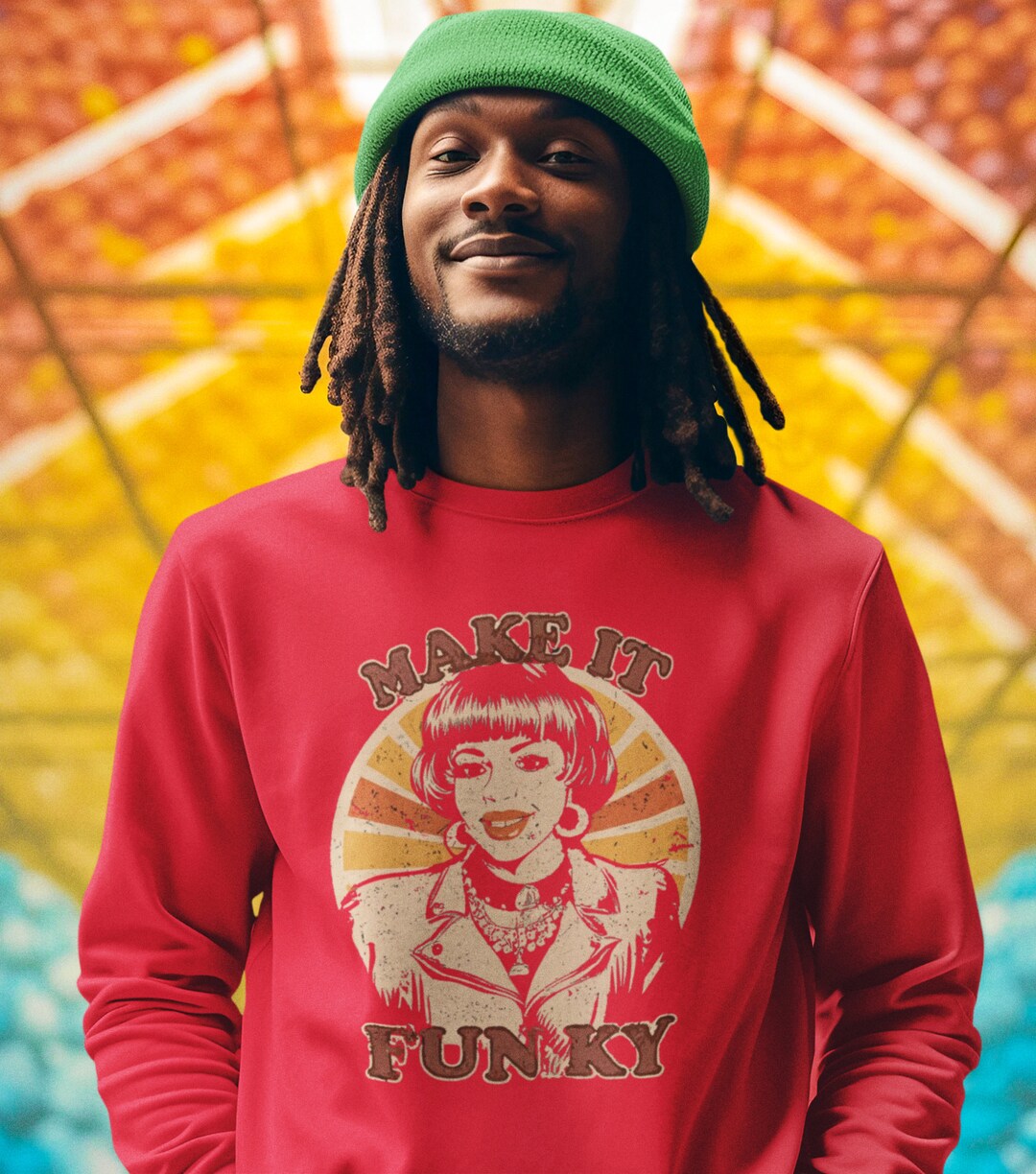 Soul Music Retro Style 70s Style Funky Sweatshirt Crewneck Sweatshirt ...