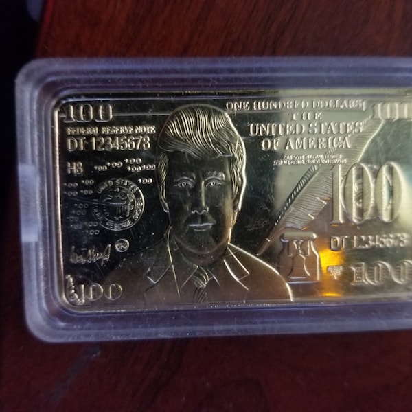 Trump Gold Bar - Etsy