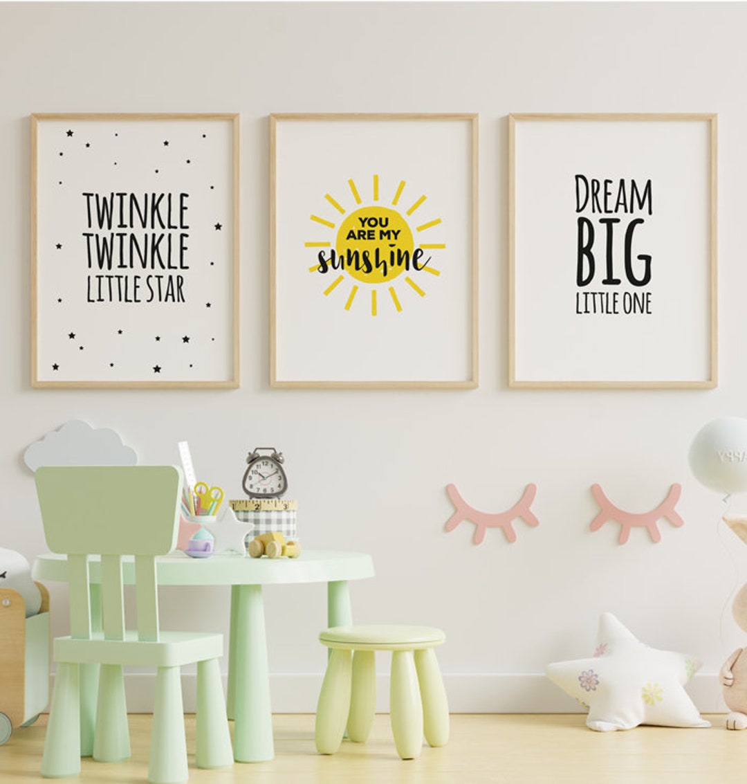 Nursery/children's Wall Prints - Etsy