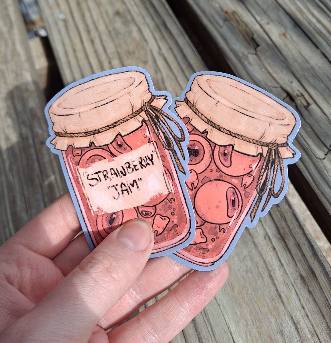 Strawberry jam Sticker - Etsy