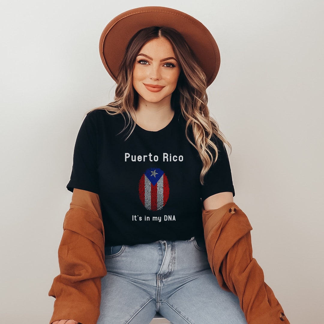 Puerto Rico Heritage Month T-shirt Puerto Rico My DNA Tee Latina Shirt ...