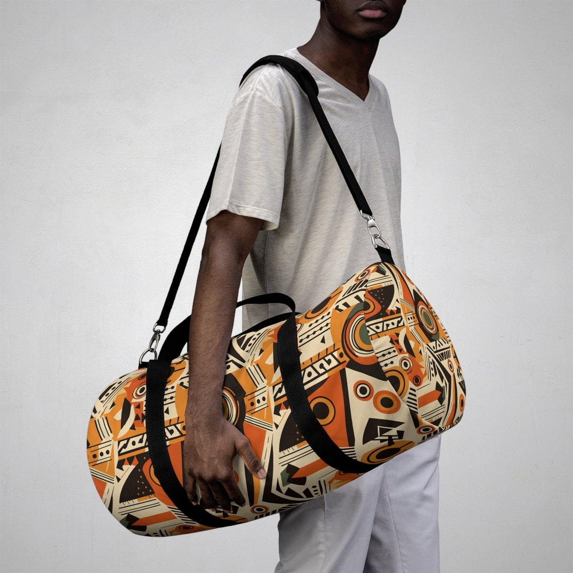 Modern African Print Bag| African American Travel Duffle Bag| Weekender ...