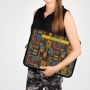 Custom Ethnic Laptop Case | Mud Cloth Laptop Sleeve Personalized ...