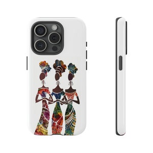 Modern African Art Black Woman Phone Case | Afrocentric Ethnic Gift 4 ...