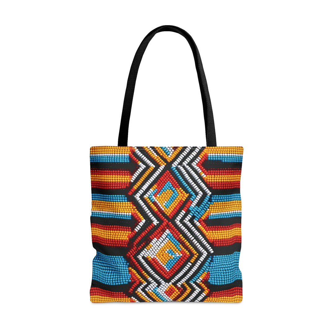African Beadwork Inspired Tote Bag| Gift 4 Black Mom| Afrocentric ...