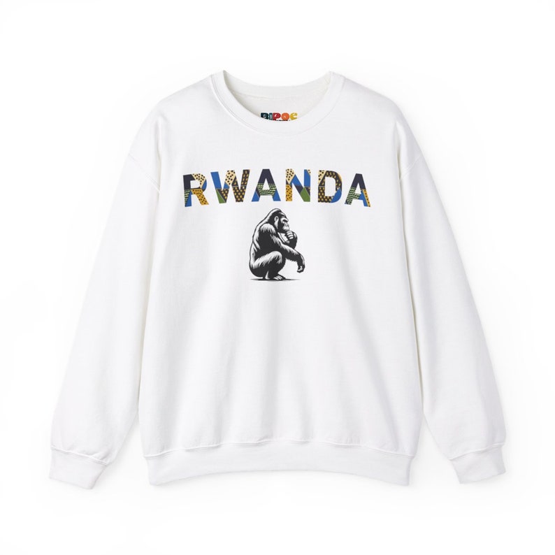 Rwanda Gorilla Shirt for Trip to Rwanda Sweatshirt for Rwanda Travel ...