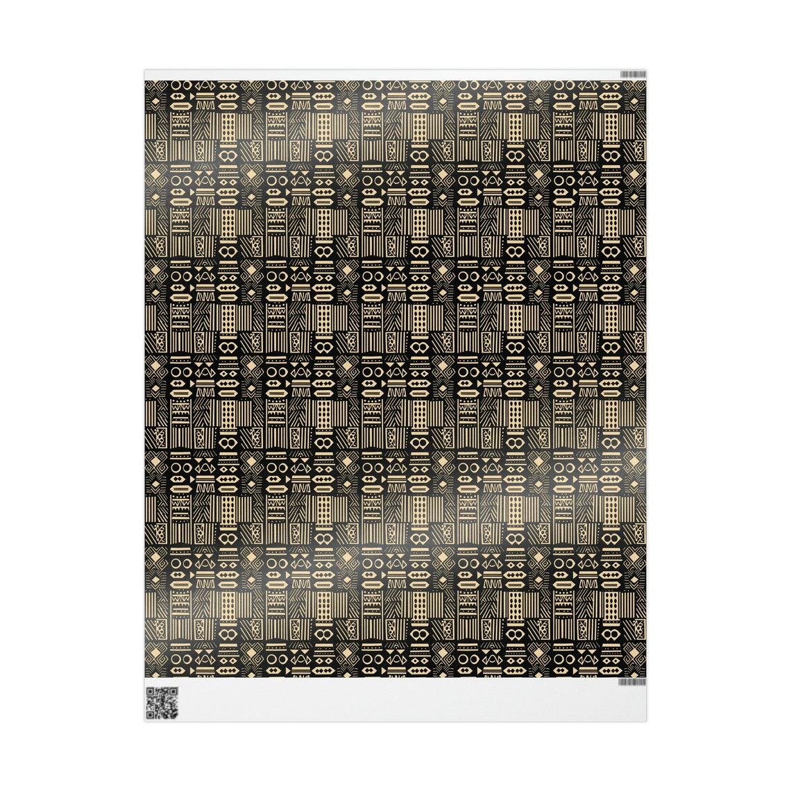 African Print Wrapping Paper| Ethnic Mud Cloth Wrapping Paper| African ...
