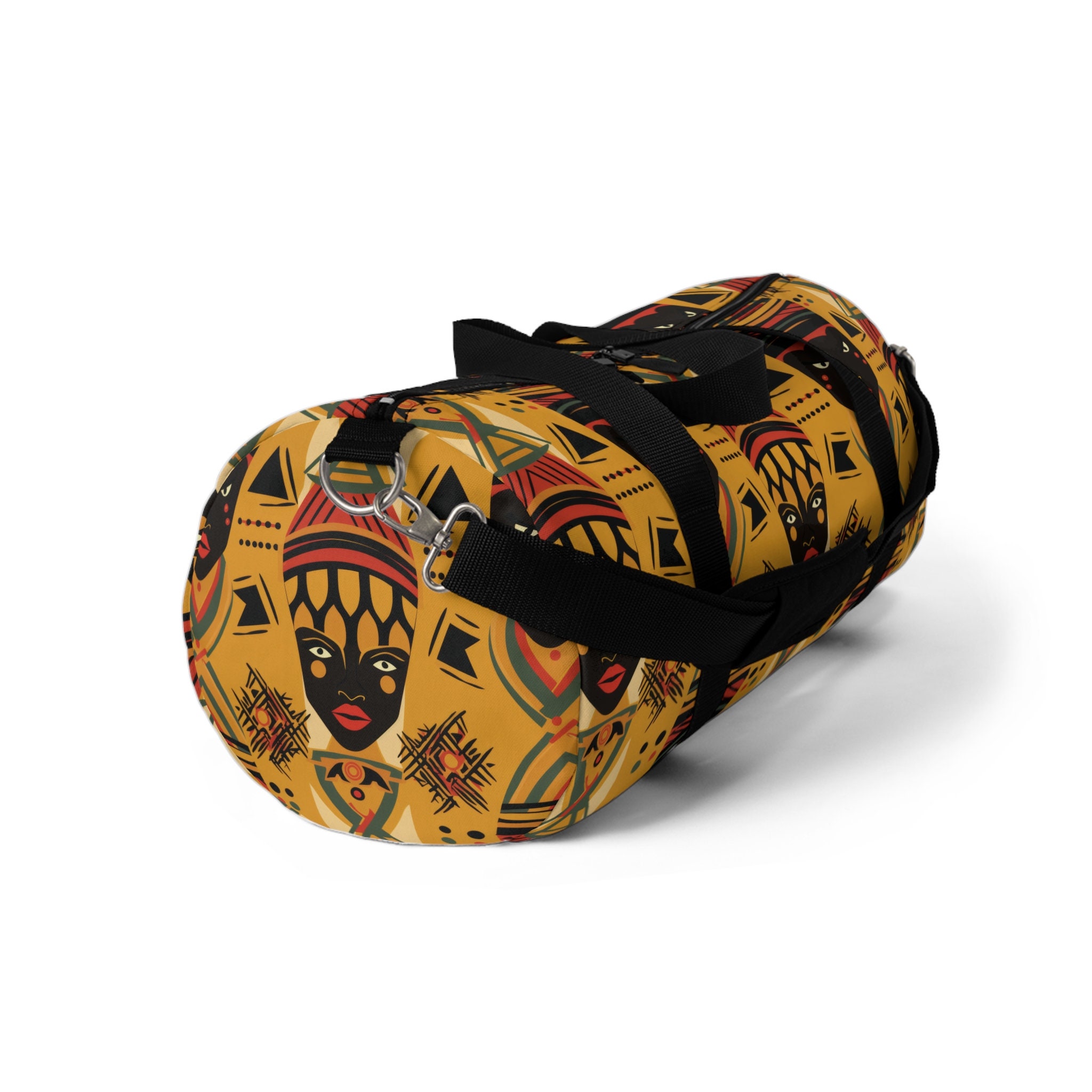 Modern African American Travel Duffle Bag| Modern African Print Bag ...