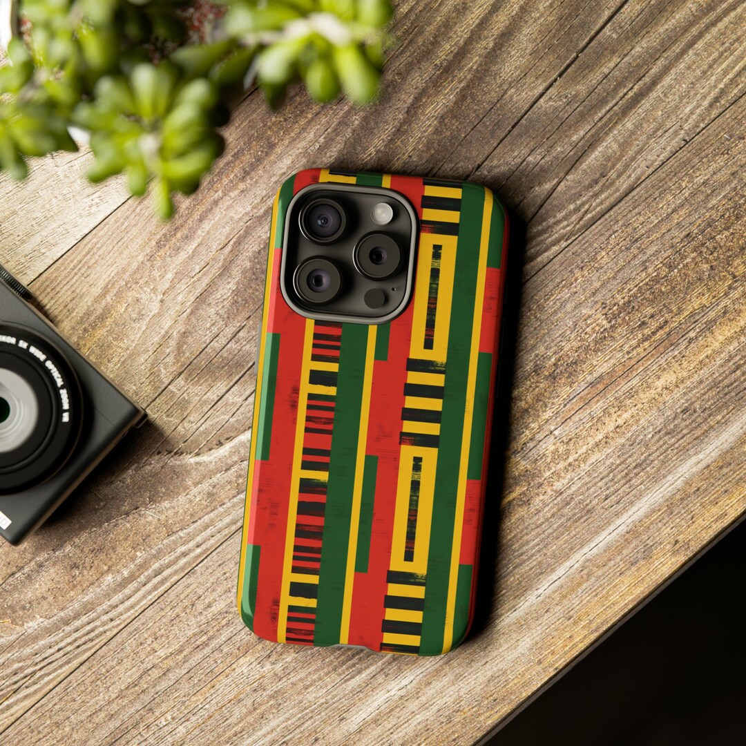 Pan African Kente Cloth African American Phone Case| Iphone, Samsung ...
