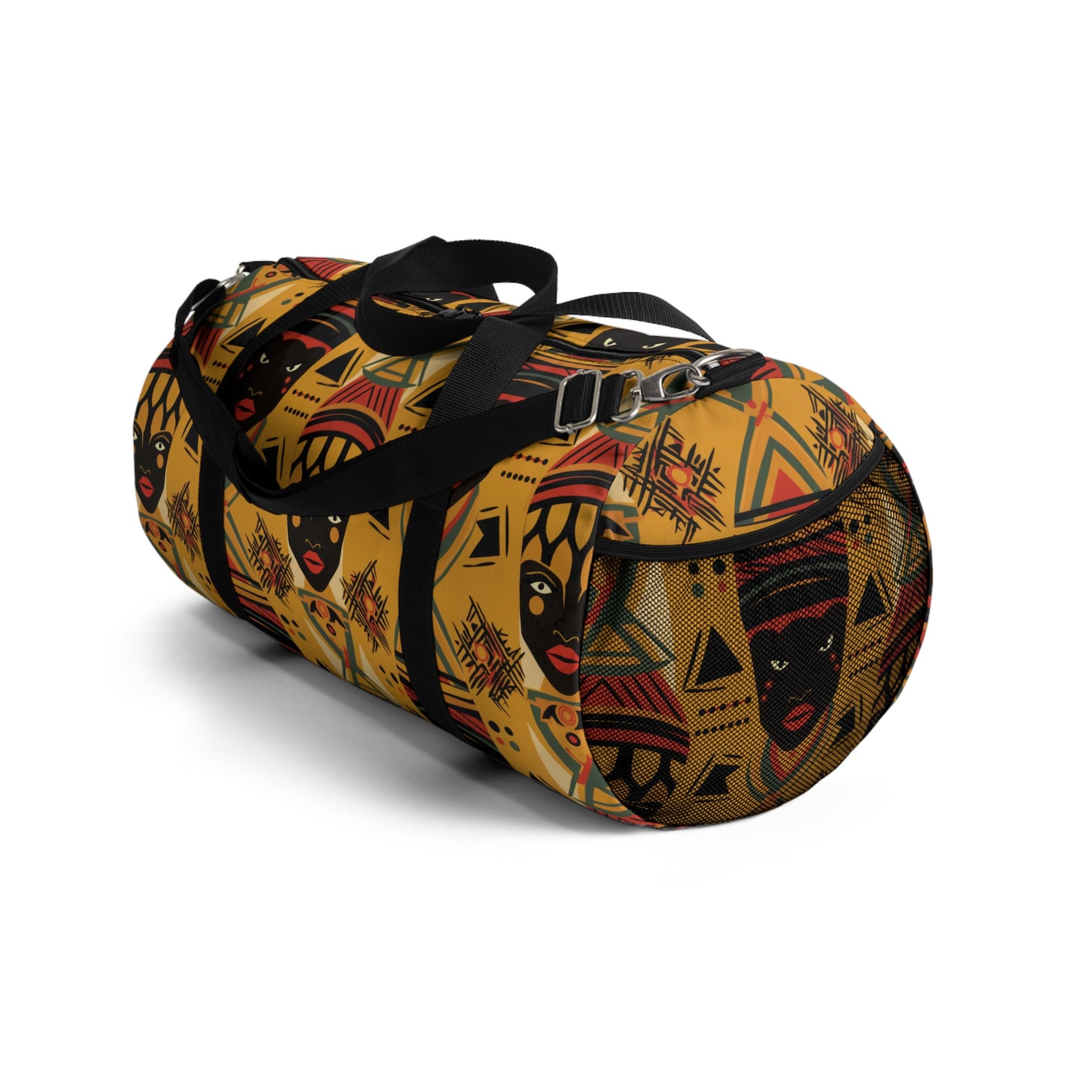 Modern African American Travel Duffle Bag| Modern African Print Bag ...