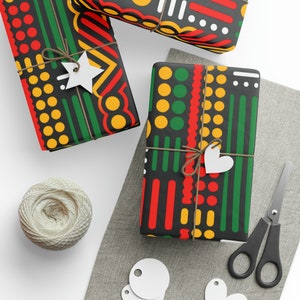 Colorful African Wrapping Paper| Ethnic Wrapping Paper| African ...