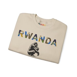 Rwanda Gorilla Shirt for Trip to Rwanda Sweatshirt for Rwanda Travel ...