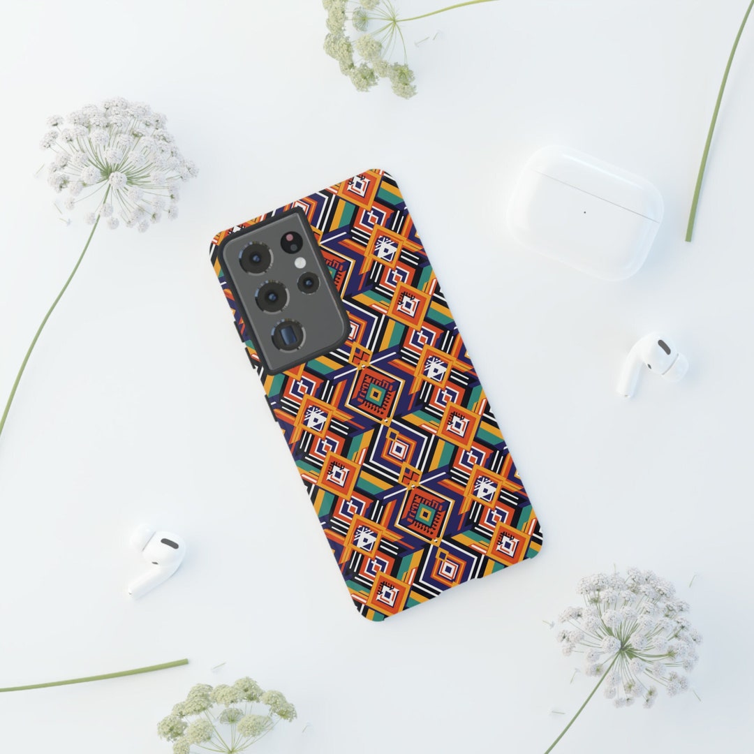 Colorful Kente Cloth Phone Case| Black Girl Magic Phone Case| African ...