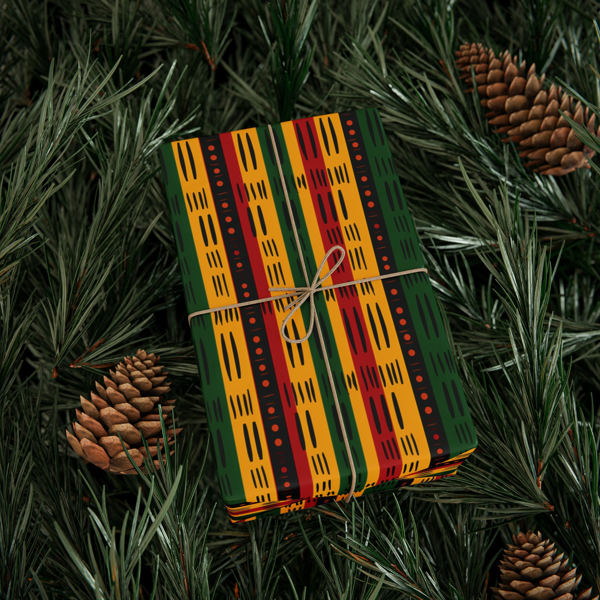 Colorful Modern African Print Wrapping Paper Ethnic Ankara Wrapping ...