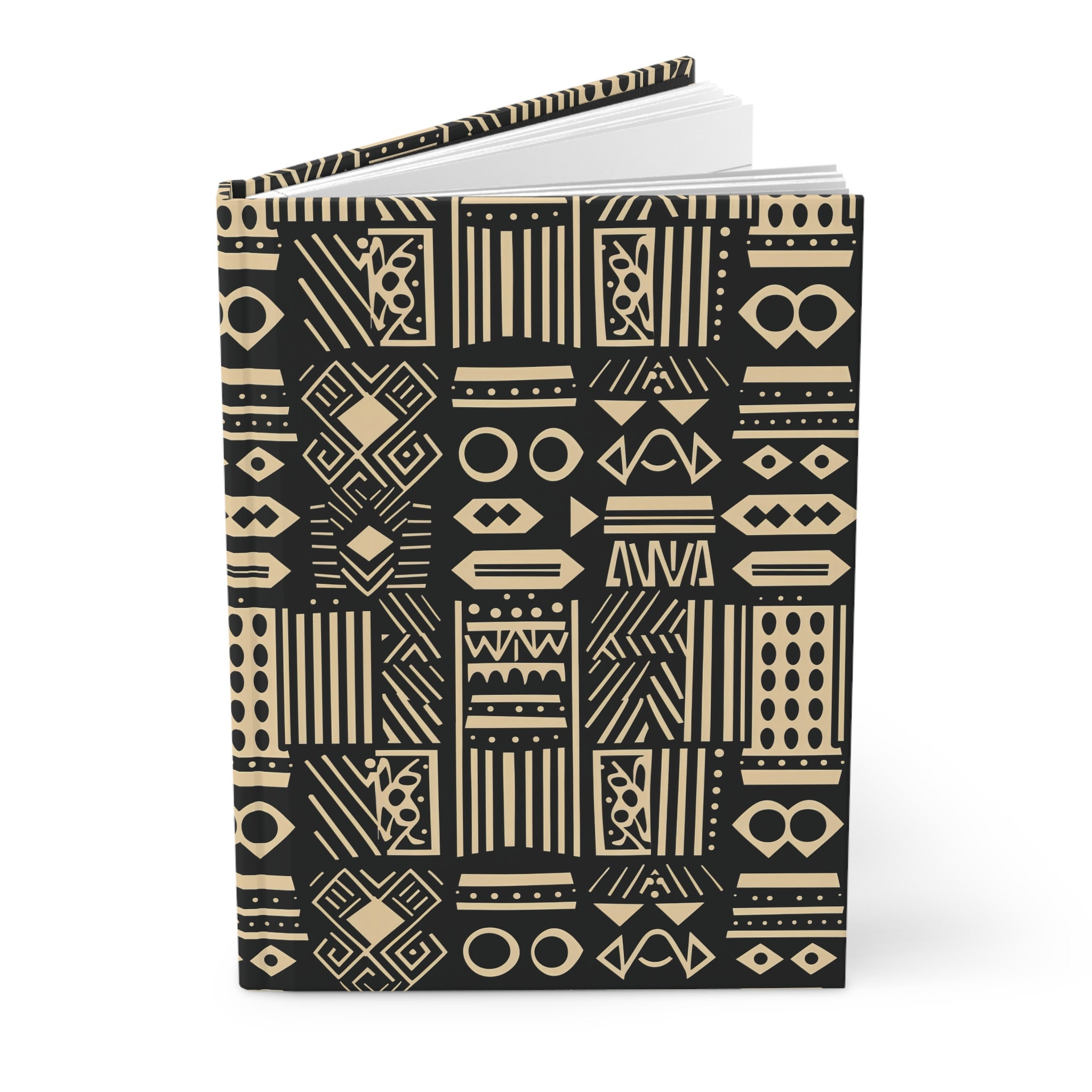 African Mud Cloth Hardcover Journal Black Girl Magic Notebook Ethnic ...
