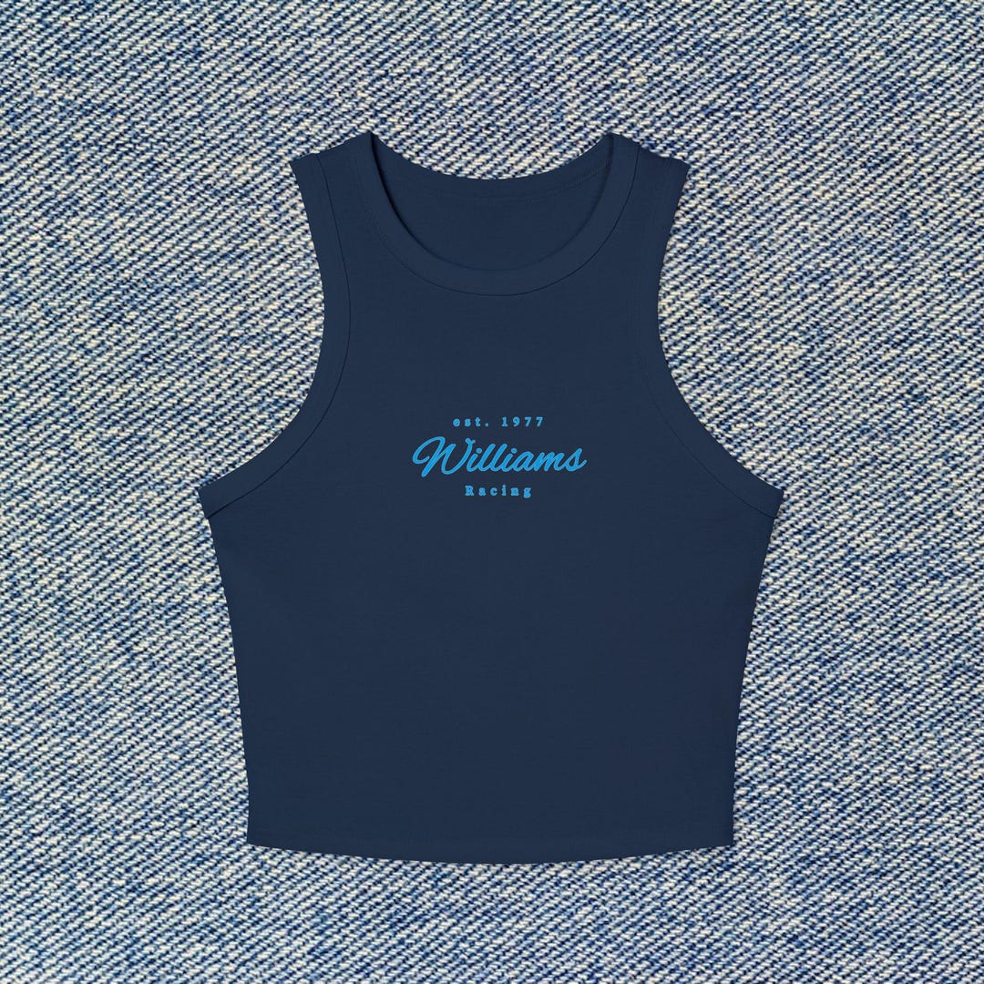 Williams Racing Cropped Tank Top Alex Albon F1 Fan Racing Gift Carlos ...