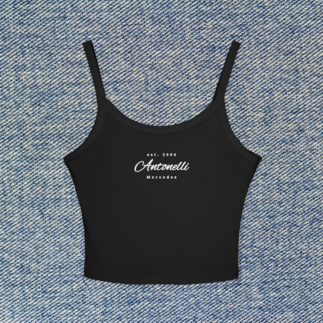 Kimi Antonelli Crop Top Mercedes F1 Women's Tank Formula 1 Shirt F1 ...