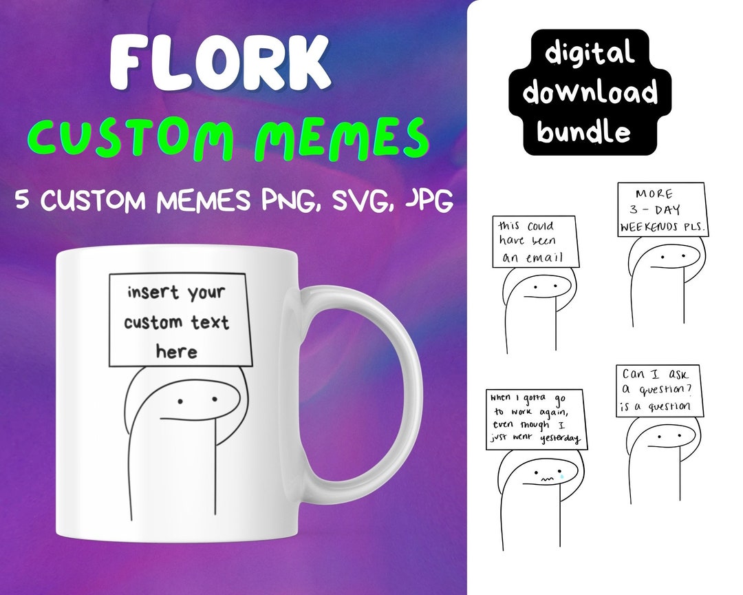 Custom Flork Meme Personalized Flork SVG Bundle Flork PNG - Etsy New ...
