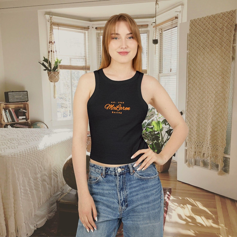 Mclaren Cropped Tank Top Lando Norris Oscar Piastri Women's Formula 1 ...
