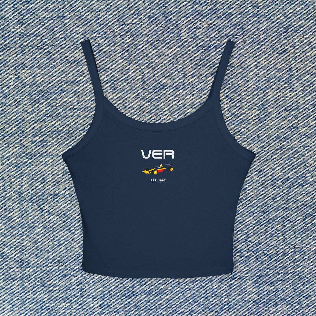 Max Verstappen Tank Top Red Bull Racing Crop Top F1 Merchandise, Racing ...