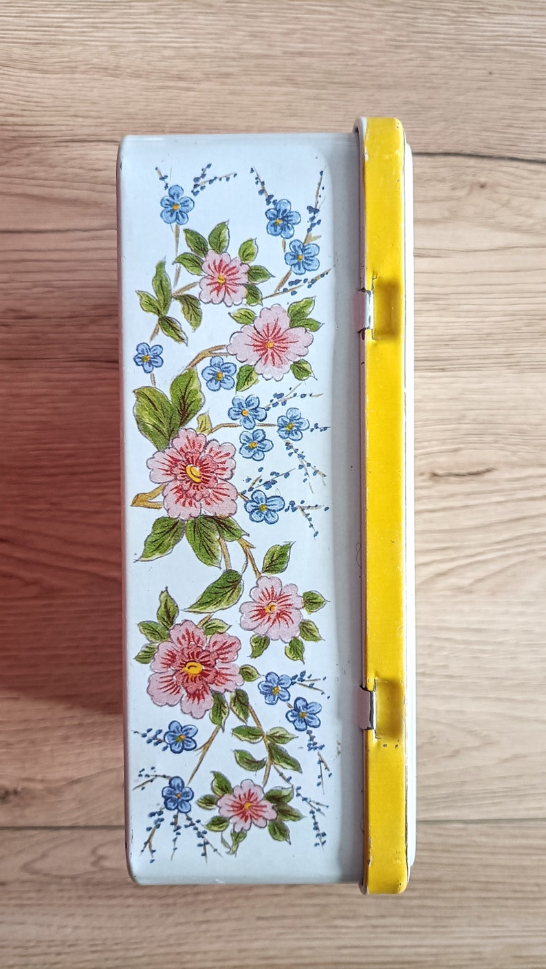 French Metal Sugar Box QUIMPER PORNIC Vintage Massilly - Etsy