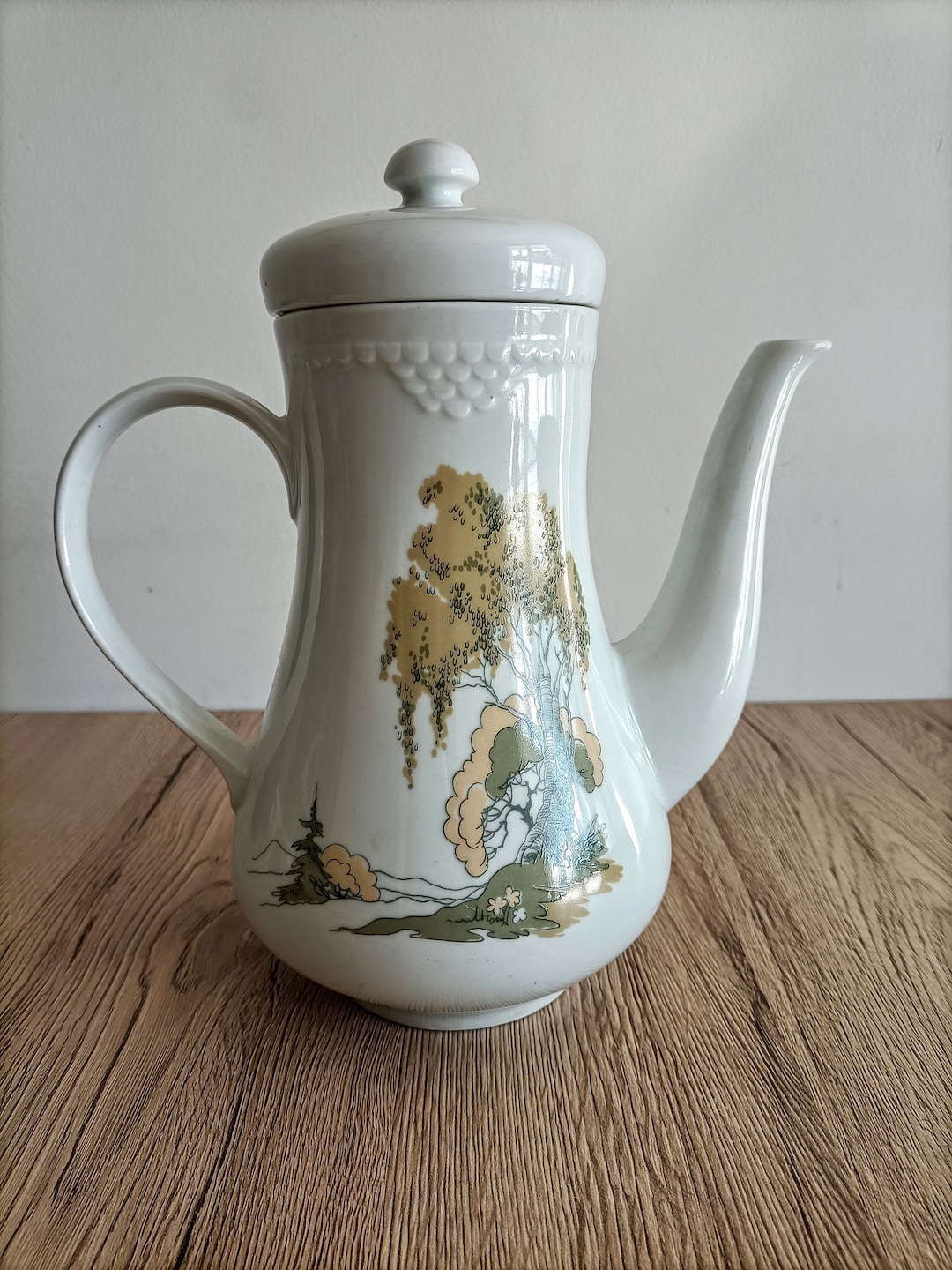 German CP Coffee Maker in White Porcelain Vintage 70s COLDITZ Porcelain Coffee Maker 23 Cm ...