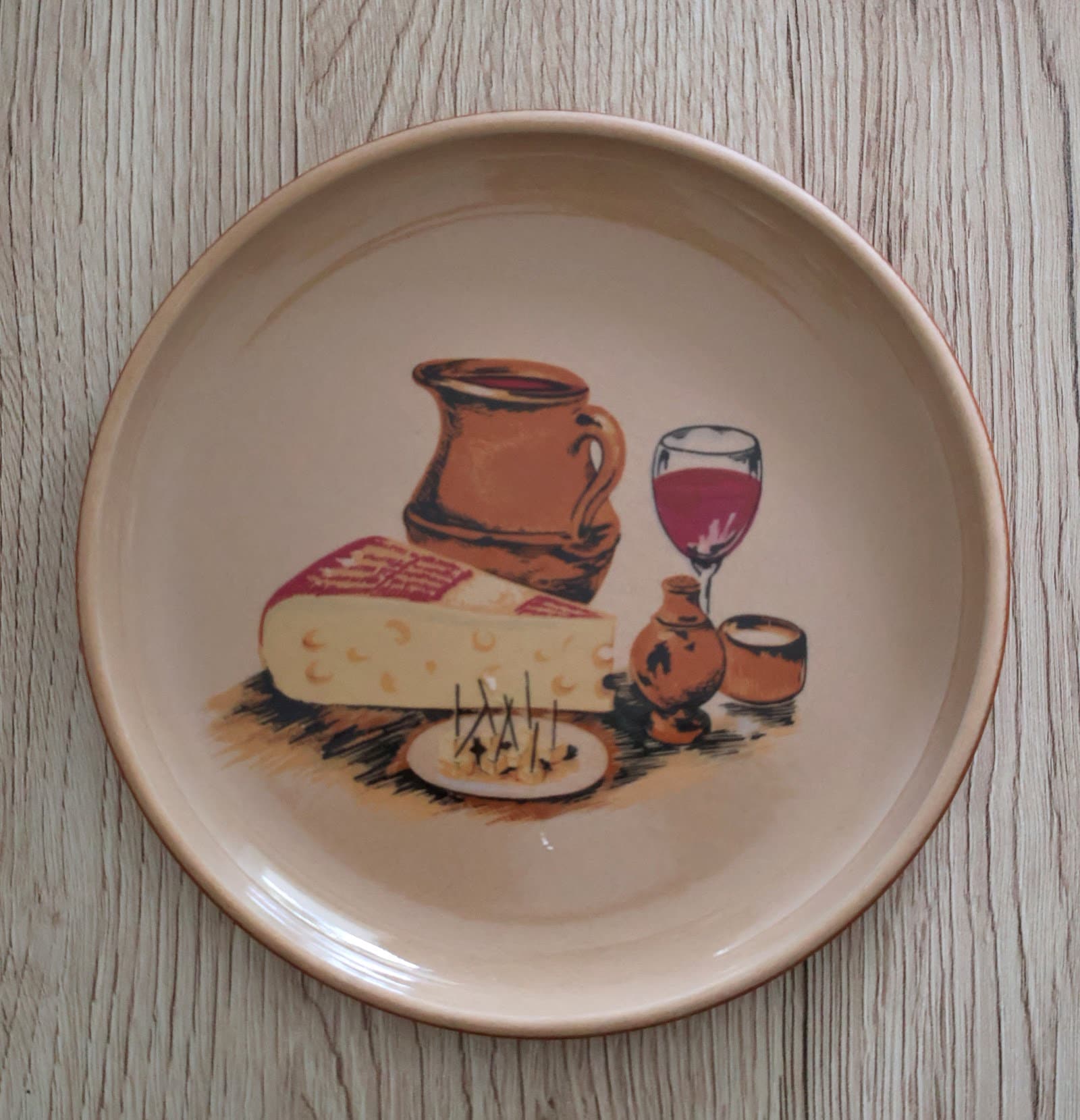 Set of 5 Vintage French GIEN Terracotta Side Plates Cheese Plates - Etsy UK