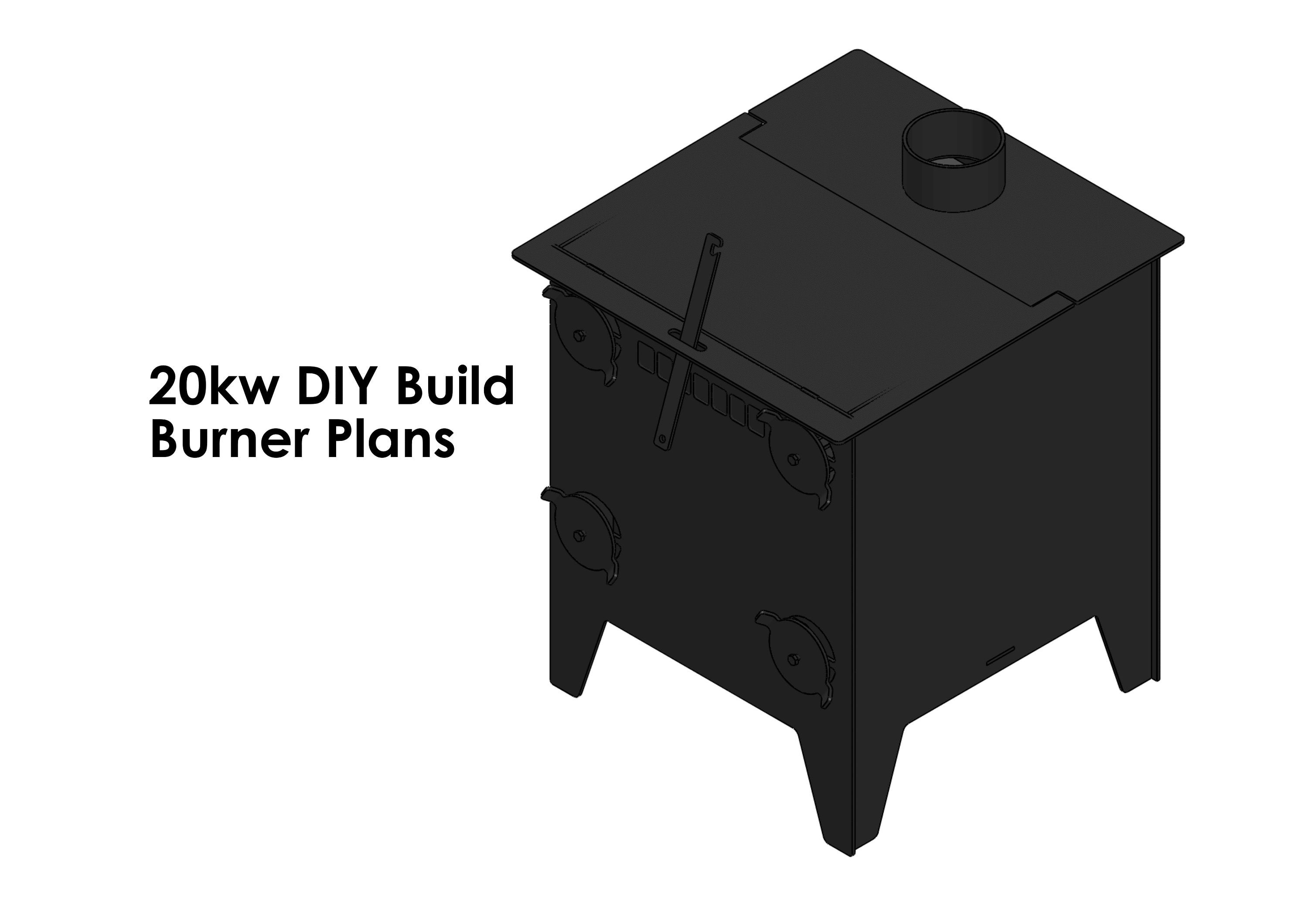 DIY 20kw Shed/workshop Burner DXF/PDF Files for Laser Cut - Etsy