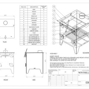 DIY 20kw Shed/workshop Burner DXF/PDF Files for Laser Cut - Etsy