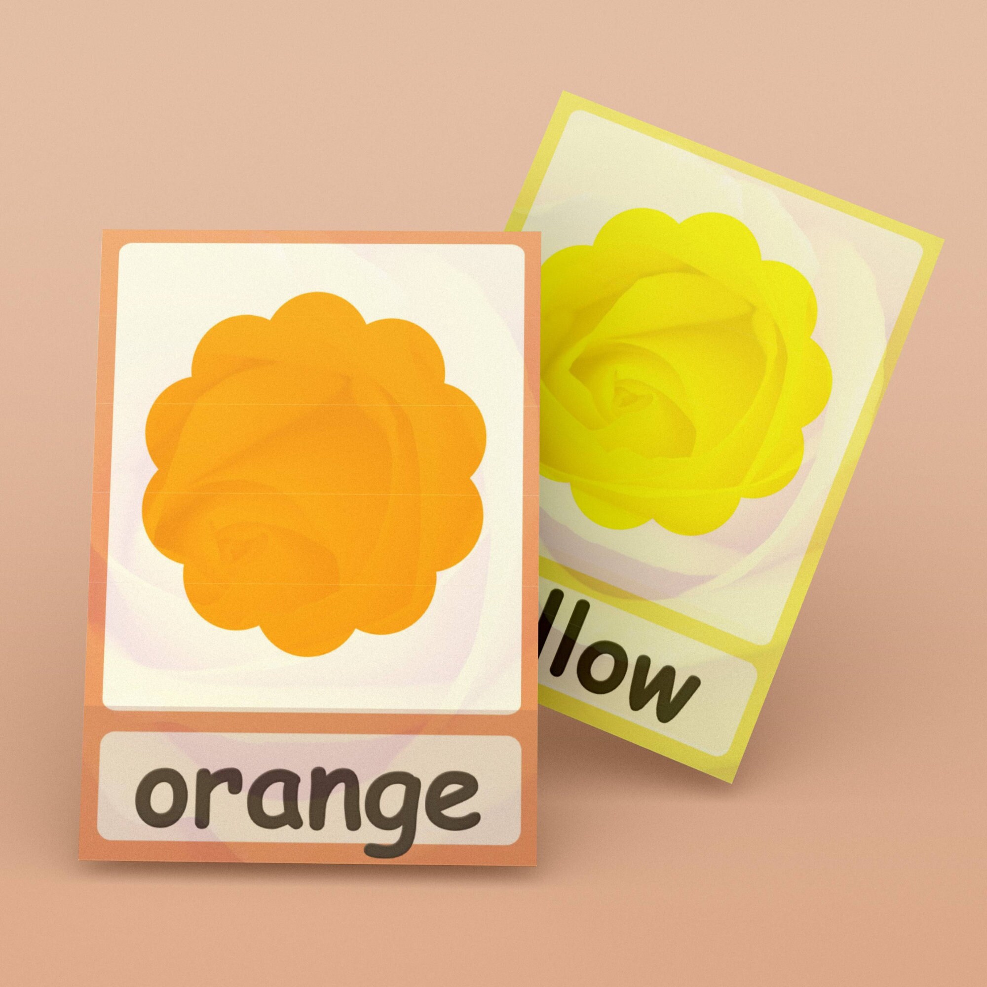 Colors Flashcards, Colours Posters, Colors Flash Cards, Montessori ...
