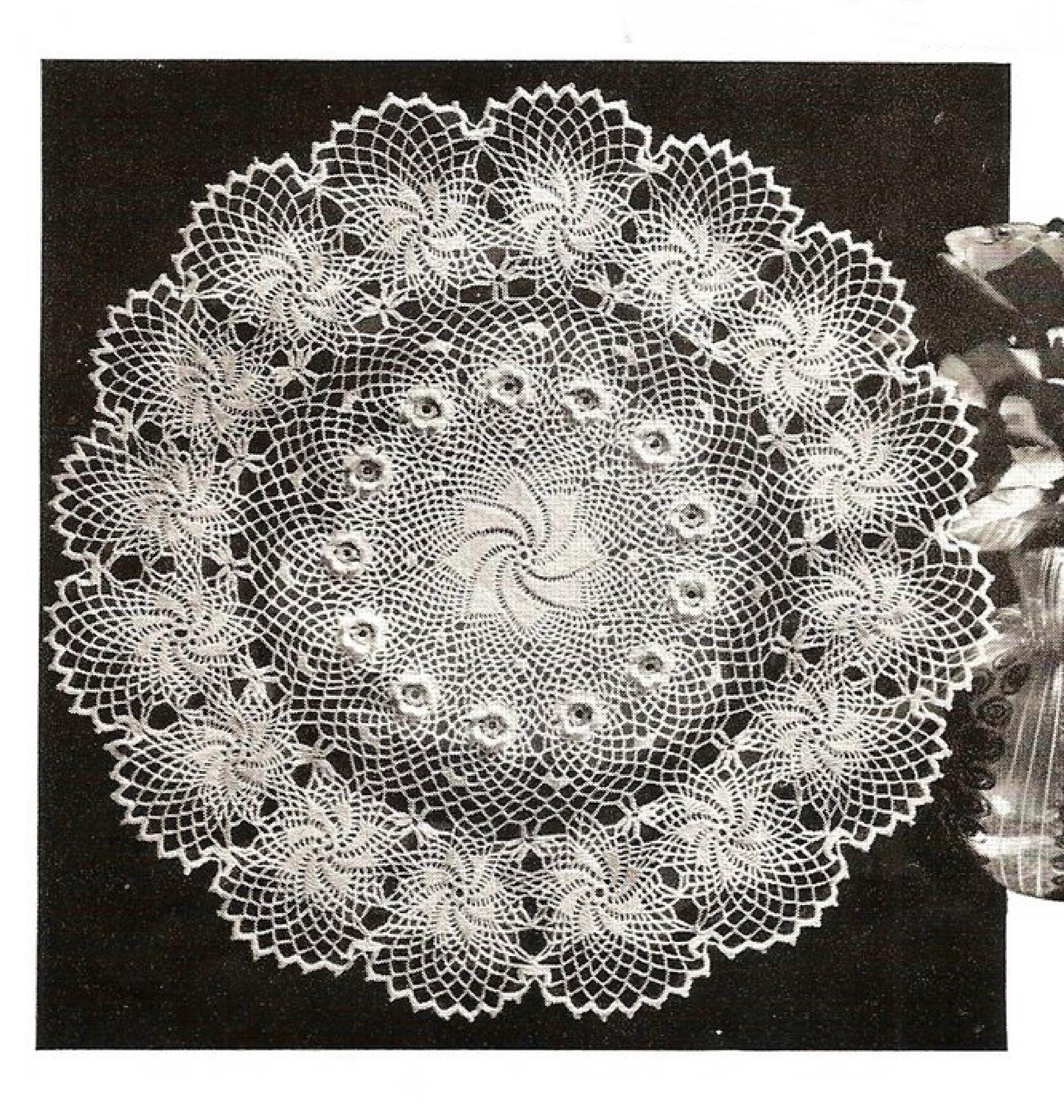 Crochet Vintage Doily Pattern - Etsy