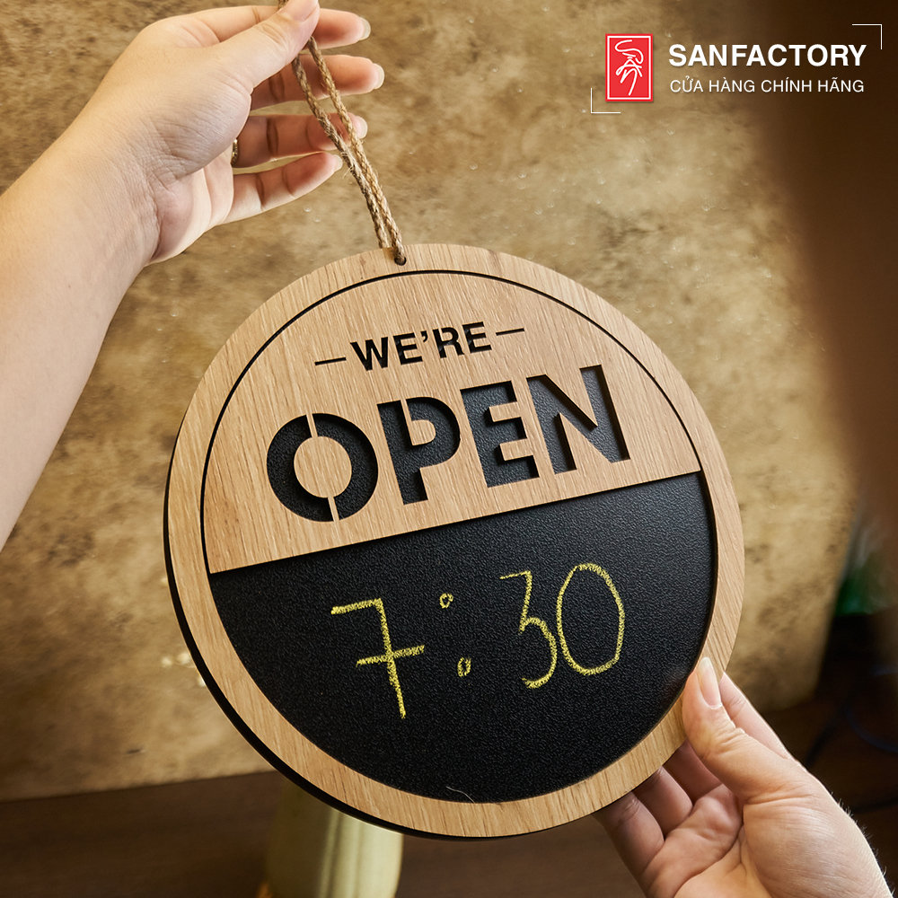 Open-closed Double Sided for Business , Hanging Door Sign - Chalk Board ...