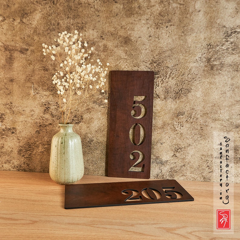 Modern Number Door Sign Plaque , Numbers Address Signage , Door Number ...