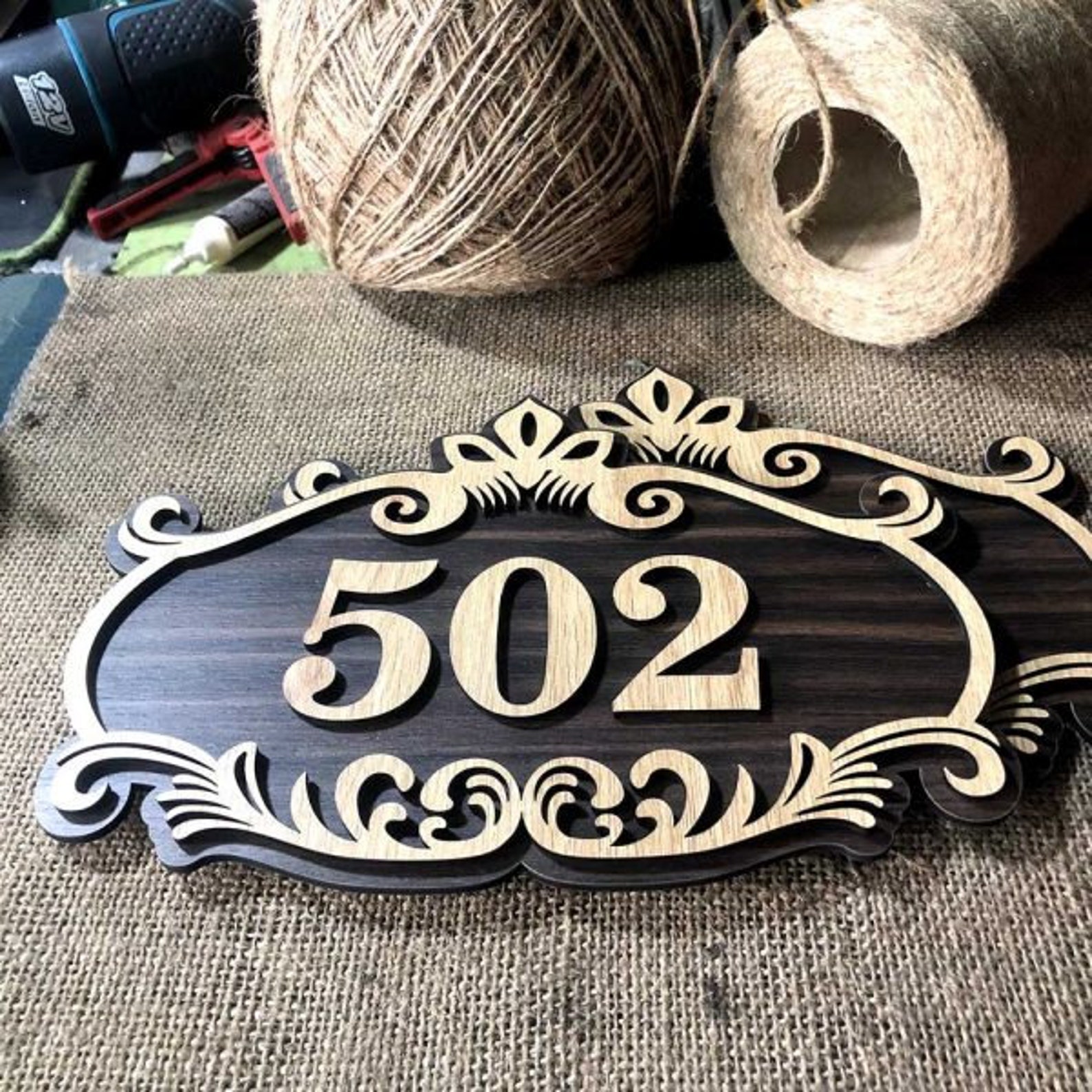 Custom House Numbers ,door Sign Plaque, Numbers Address Signage, Door ...