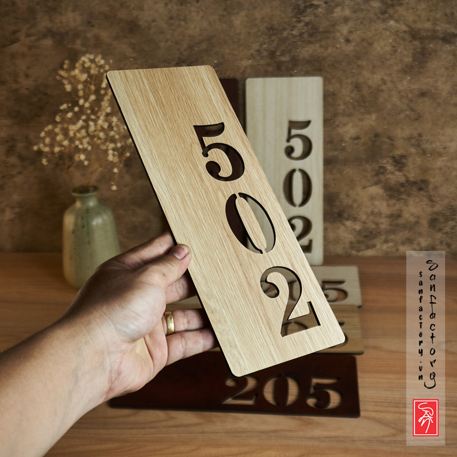 Modern Number Door Sign Plaque , Numbers Address Signage , Door Number ...