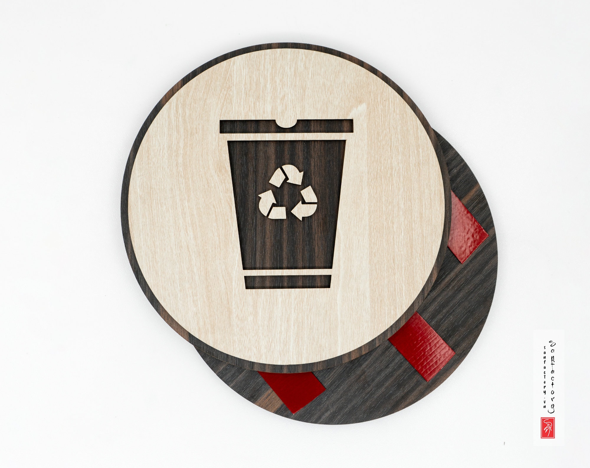 Recycling Bin Sign , Trash and Recycle Signs , Garbage Label , Recycle ...