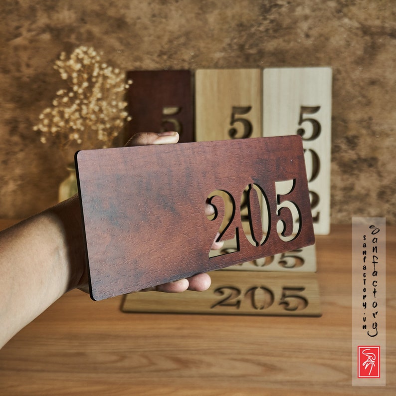 Modern Number Door Sign Plaque , Numbers Address Signage , Door Number ...