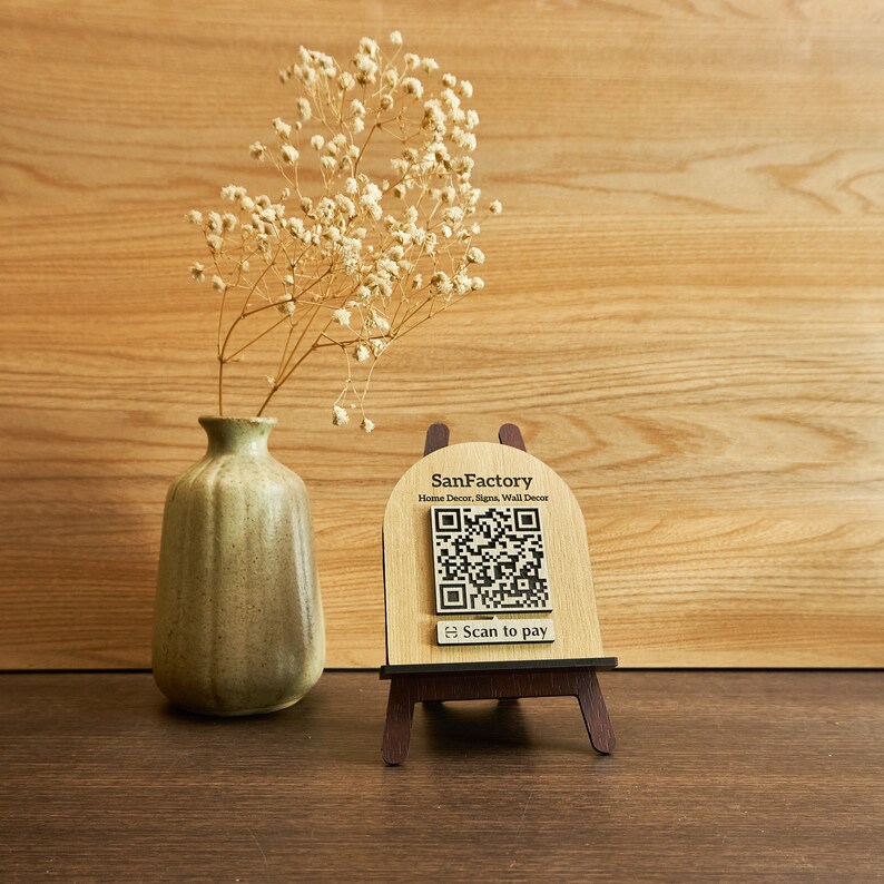 Custom Wooden Qr Code Key Chain With Your Text Message Premium PSD | Qr ...