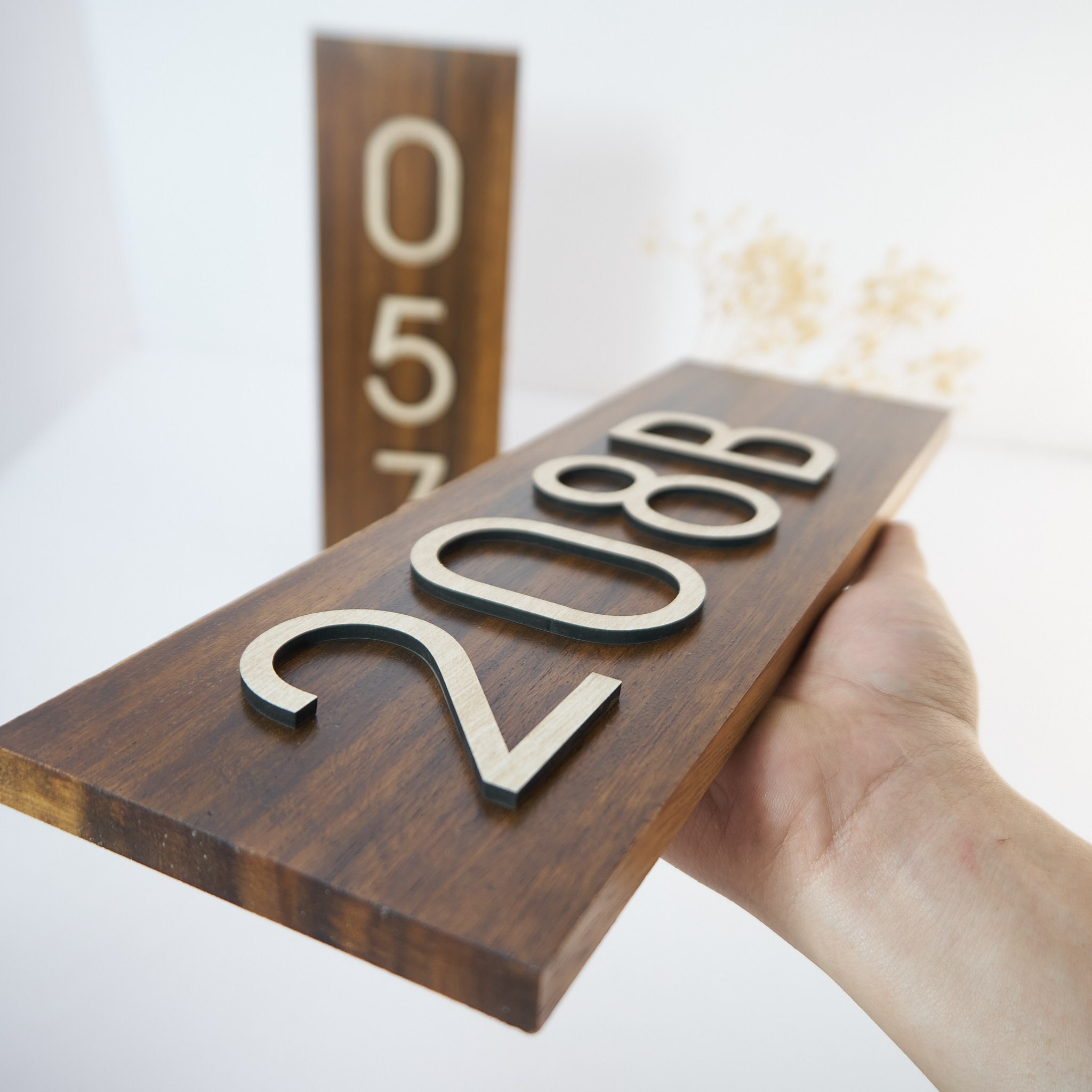 Modern Number Door Sign Plaque , Numbers Address Signage , Door Number ...