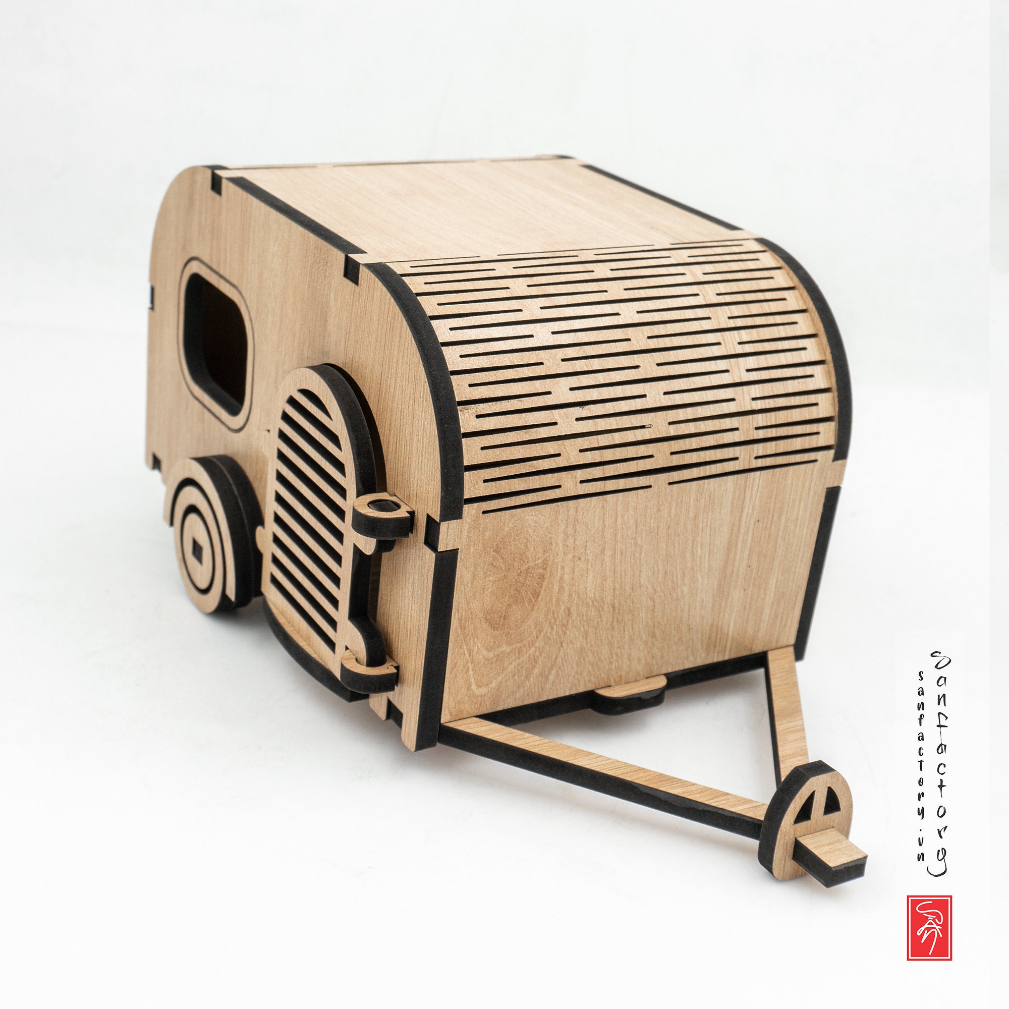 Wooden Hamster House Hamster Furniture Furnishings, Cage Decoration ...