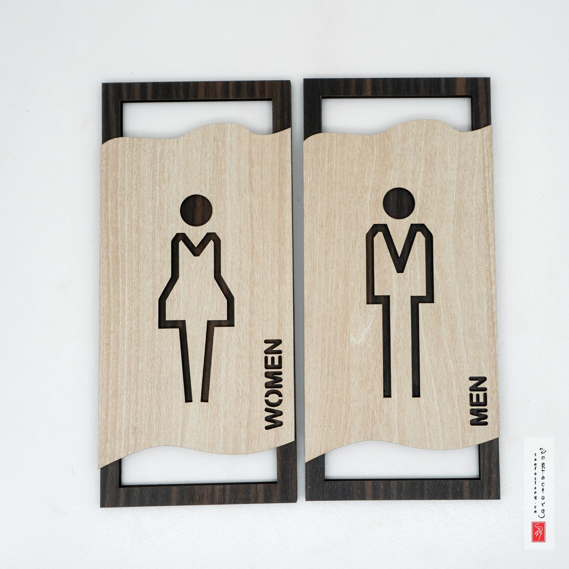 Men Toilet Door Sign Women Toilet Door Sign Unisex Bathroom - Etsy