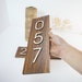Modern Number Door Sign Plaque Numbers Address Signage - Etsy