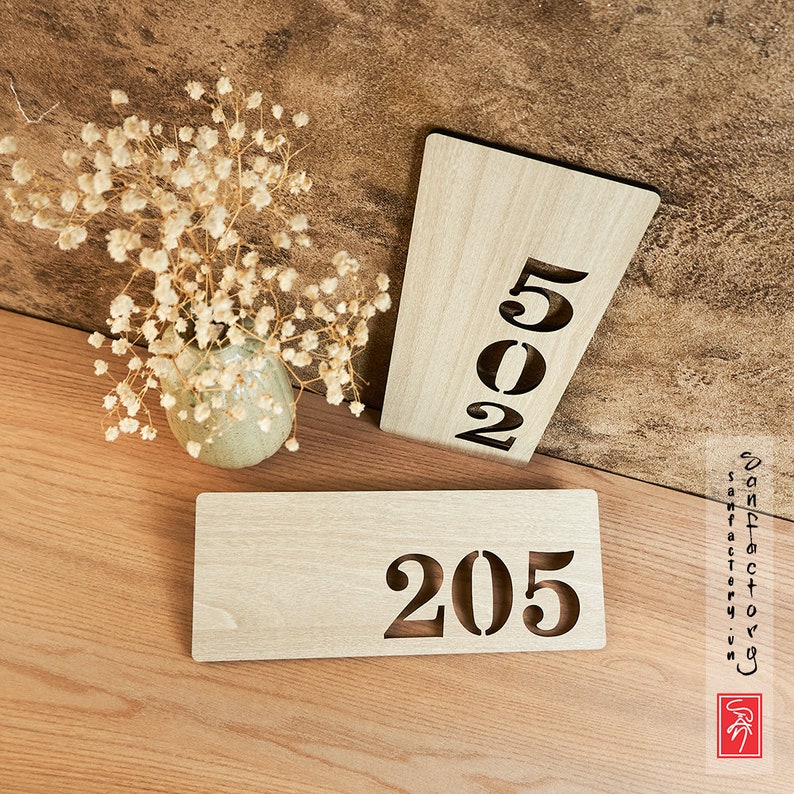 Modern Number Door Sign Plaque , Numbers Address Signage , Door Number ...