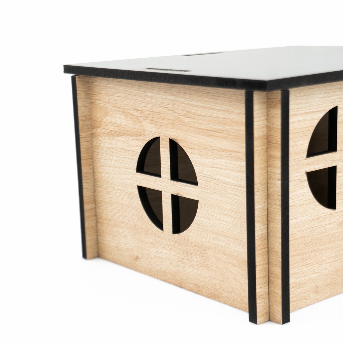 Wooden Hamster House | Hamster Furniture Furnishings, Cage Decoration ...