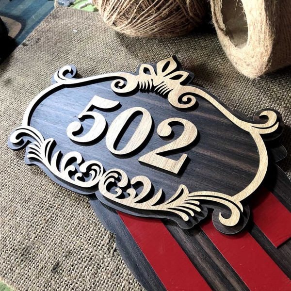 Custom House Numbers ,door Sign Plaque, Numbers Address Signage, Door ...