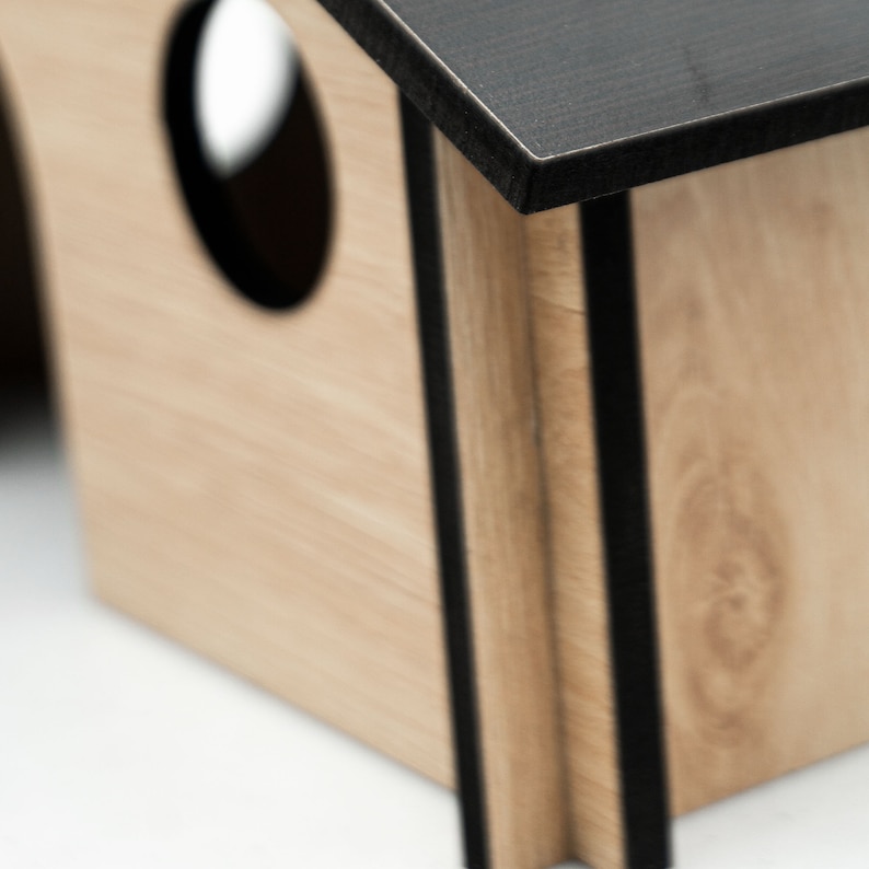 Wooden Hamster House Hamster Furniture Furnishings, Cage Decoration ...