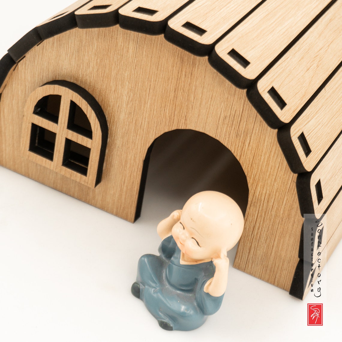 Wooden Hamster House | Hamster Furniture Furnishings, Cage Decoration ...