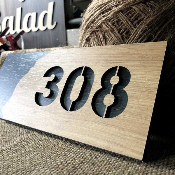 Custom House Numbers ,door Sign Plaque, Numbers Address Signage, Door ...